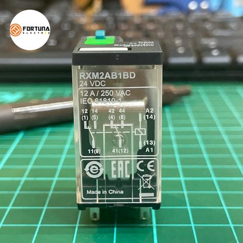 Jual Schneider Relay RXM2AB1BD Coil 24VDC 12A 250VAC 2NO 2NC - Jakarta ...