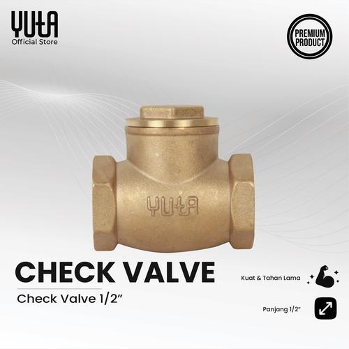 Jual YUTA Stop Kran / Check Valve 125 Psi 1/2 Inch - Jakarta Utara ...