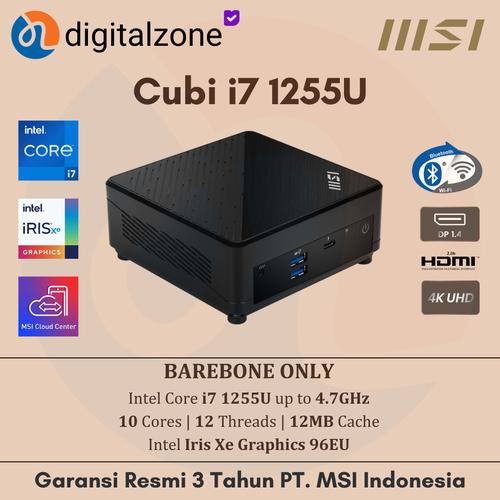 Promo MSI Cubi 5 12M i7 1255U Mini PC MSI i7 1255U MSI Cubi 5 i7 1255U ...