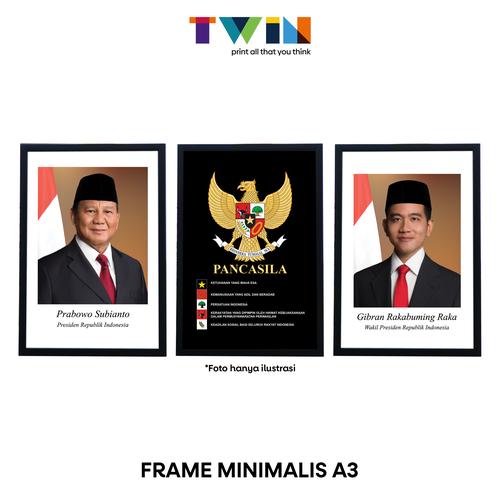 Jual FRAME BINGKAI FOTO A4 (21x29,7CM) MINIMALIS FRAME PIGURA KACA MIKA ...