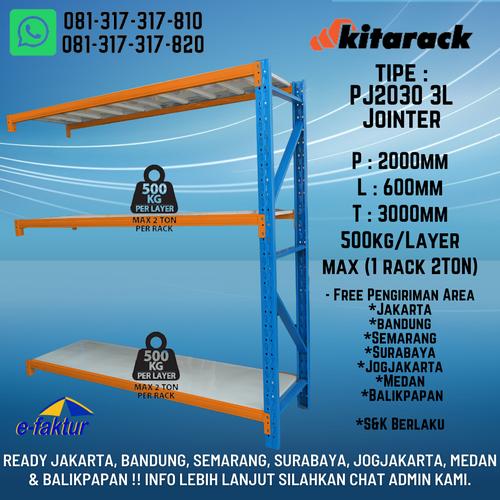 Jual KITARACK JOINTER PJ2030 RAK SERBAGUNA 3 SUSUN 200x60x300CM 500KG ...