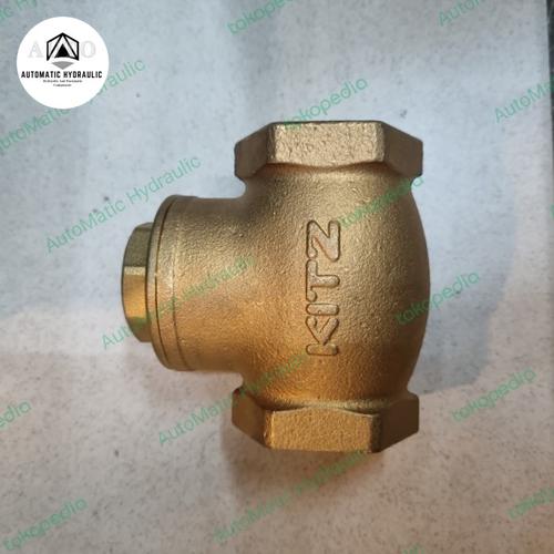 Jual CHECK VALVE KITZ 1-1/4" INCH KUNINGAN/SWING CHECK VALVE KITZ ...