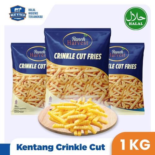 Jual KENTANG GORENG FROZEN 1 KG CRINKLE CUT - Jakarta Pusat - Meat ...