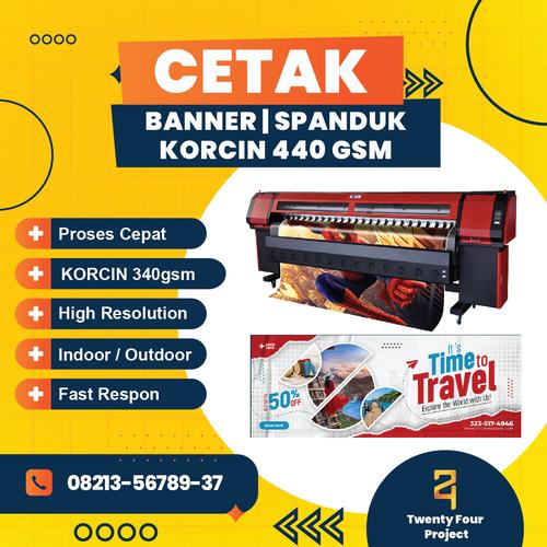 Jual Cetak Banner Spanduk Korcin 440 - Jakarta Barat - Twenty-Four ...