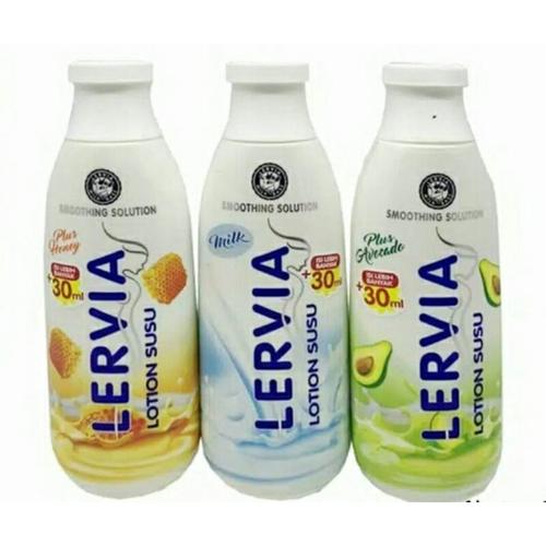 Jual Lervia Body Lotion Susu 200ml 100ml - PLUS HONEY 200M - Jakarta ...