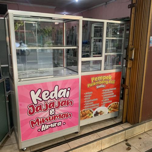 Jual booth jualan alumunium stiker gratis design dan pasang - Booth ...