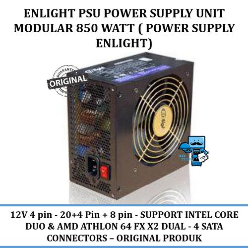 Jual Enlight Psu Power Supply Unit Modular 850 Watt ( Power Supply ...