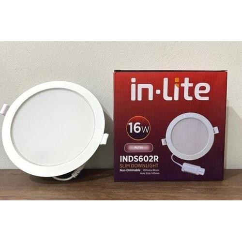 Jual Lampu Slim Downlight LED InLite INDS602R 16W - Jakarta Pusat ...