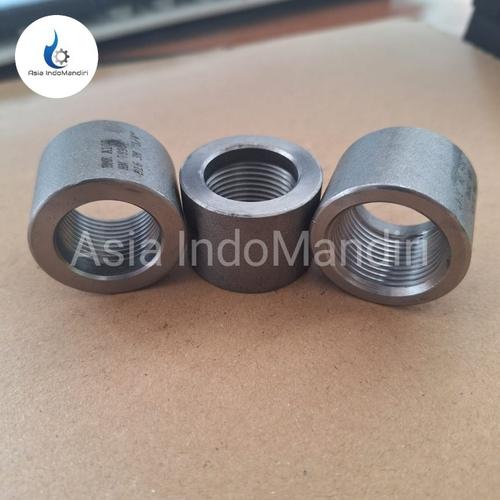 Jual Half Coupling Besi Class 3000 Drat NPT 1" inch Carbon Steel #3000 ...