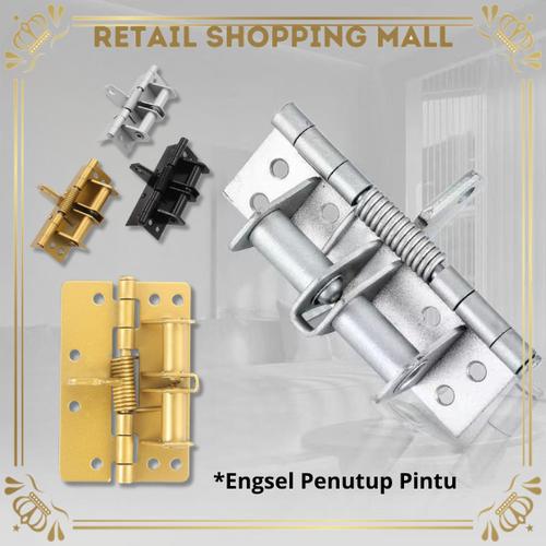 Jual RSM Engsel Penutup Pintu Otomatis Spring Door Closer Engsel Metal ...