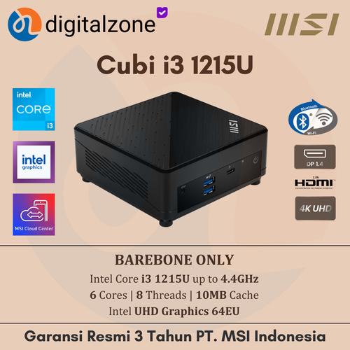 Promo Mini PC MSI Cubi 5 12M i3 1215U - Mini PC i3 1215U MSI Cubi 5 i3 ...