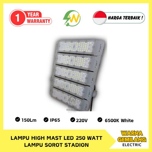Jual LAMPU SOROT LED 250WATT LAMPU SOROT STADION 250W LAMPU TEMBAK 250 ...