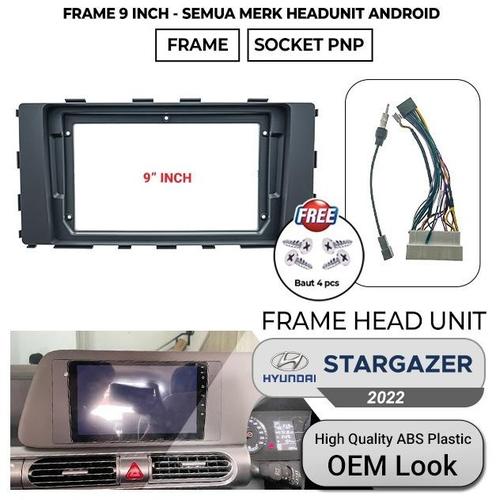 Jual EF Frame Head Unit Hyundai Stargazer 9/10 inch OEM - 9 INCH ...