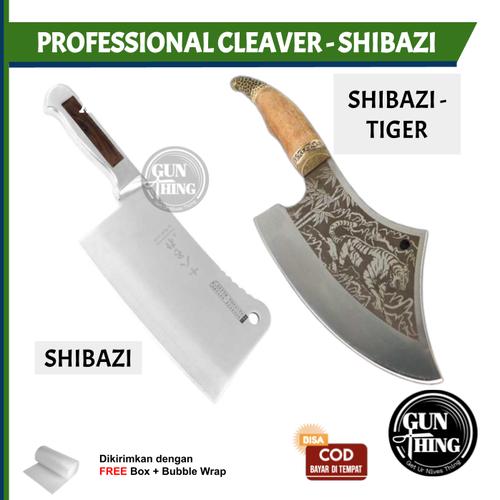 Jual Pisau Dapur Cleaver SHIBAZI Original - Pisau Daging Professional ...