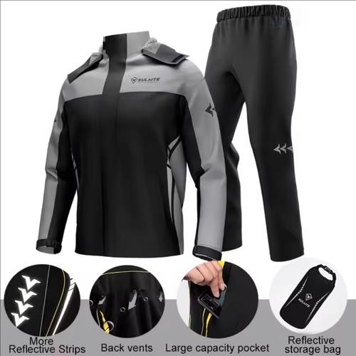 Promo SULAITE Waterproof Rainwear Motorcycle Rain Coat With Cover Jas ...