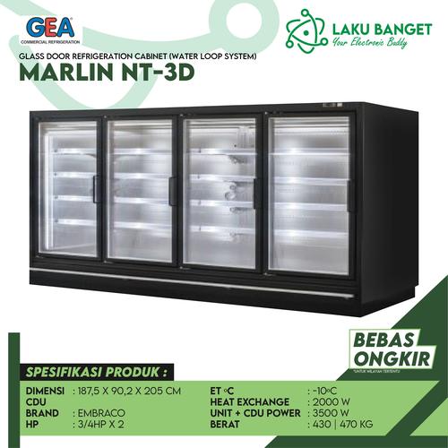 Jual GEA Glass Door Refrigerator Chiller (Water Loop System) MARLIN NT 3D - Jakarta Barat - Laku ...