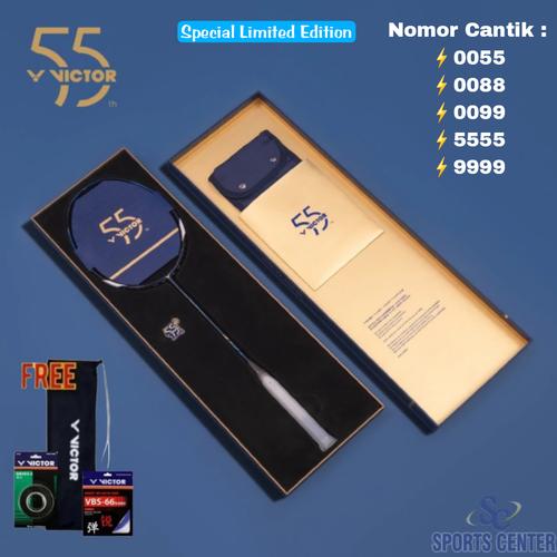 Promo Nomor Special Box 55th Set Raket Badminton Victor Brave Sword 12 DLUX GB B - 0055 Cicil 0% ...