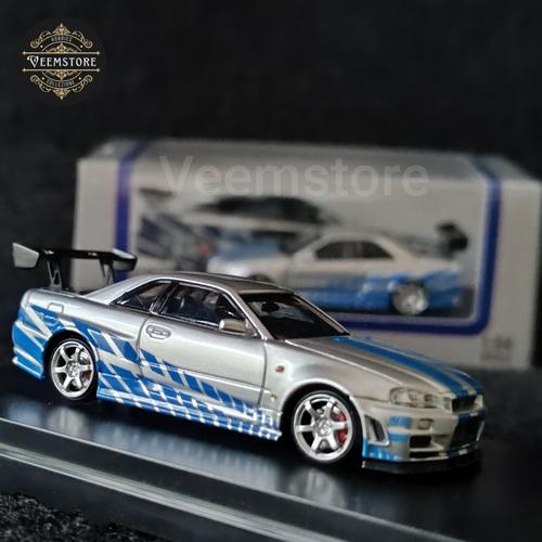 Jual Die Cast 1:64 Nissan Skyline GT-R R34 Z-Tune Bryan FNF [Fast Speed ...