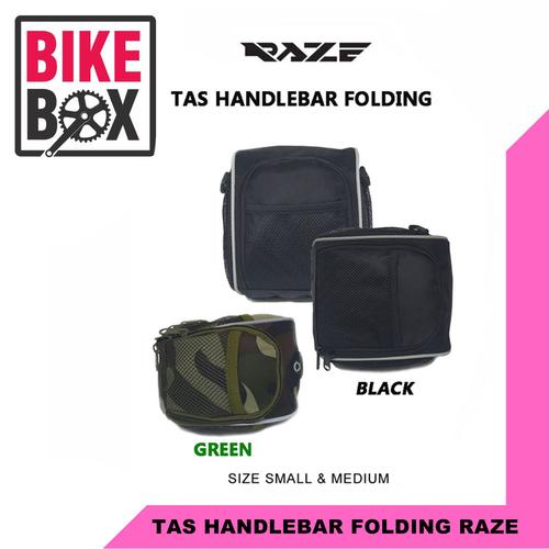 Promo TAS SEPEDA HANDLEBAR FOLDING BIKE RAZE - SMALL GREEN - Jakarta ...