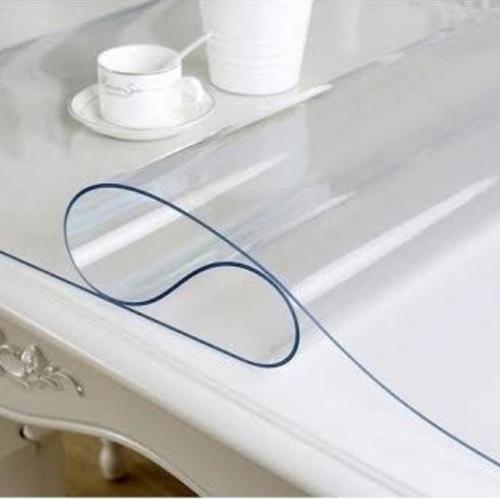Jual Taplak Meja Alas Meja Plastik PVC Bening Transparan 110cmx 180cm x ...