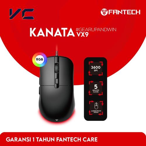 Jual Fantech KANATA VX9 MOUSE GAMING RGB Wired USB Ambidextrous - Kota Medan - Vincent 888 ...