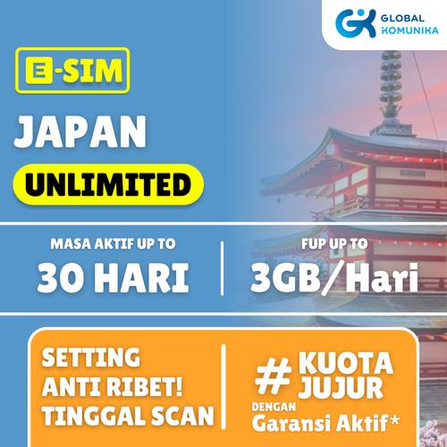 Jual eSIM Japan Unlimited | Travel Sim Jepang - Jakarta Pusat - Global ...
