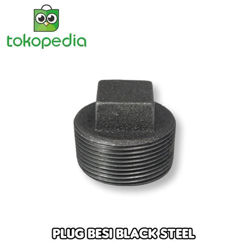 Jual Plug besi drat luar 2" inch / Plug tutup pipa drat luar 2" inch ...