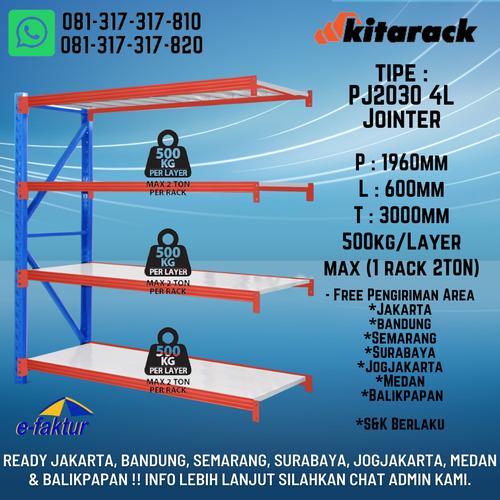 Jual KITARACK PJ2030 JOINTER RAK GUDANG 4 SUSUN MEDIUM RACK 500KG/LAYER - Jakarta Utara - IT ...