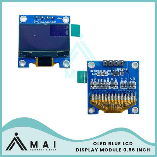 Jual LCD Oled I2C Display Module Warna Biru - Kota Surabaya - maibot ...