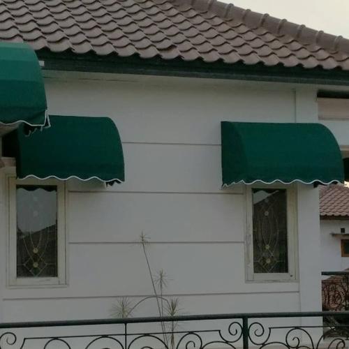 Jual canopy awning/kanopi tampias jendela rangka Besi hollow galvanis ...