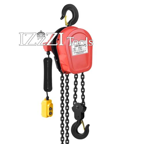Jual Electric Chain Hoist 1 ton X 6 Meter Chain Block Electrik 3 phase ...