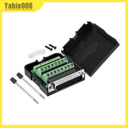 Jual DB25 Terminal Connector With Cover Female Terminal 25 Pin - DB25 ...