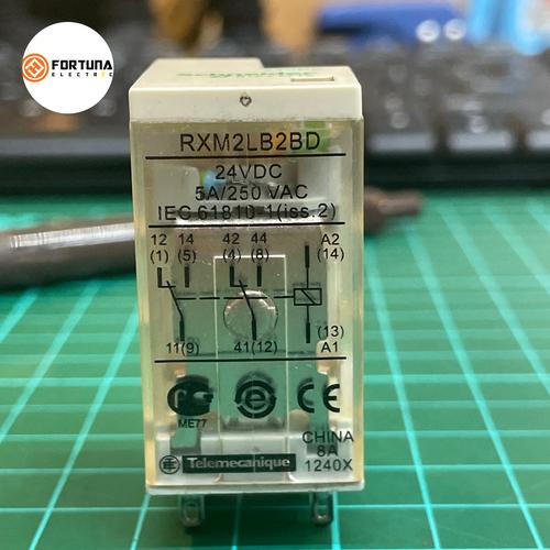 Jual Schneider Relay RXM2LB2BD Coil 24VDC 2NO 2NC 5A 250VAC = MY2N - Jakarta Barat - Fortuna ...