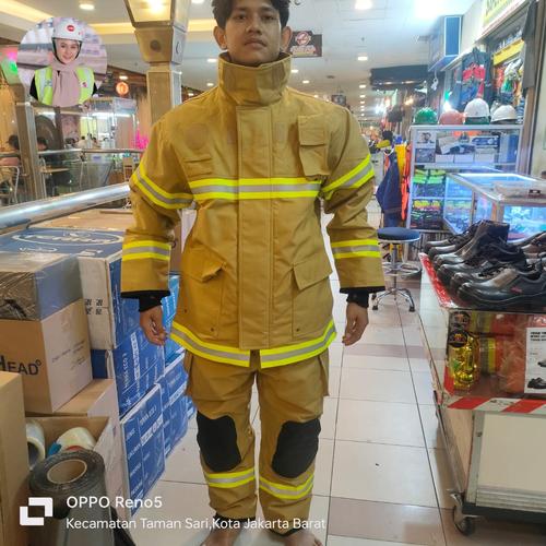 Jual Baju Pemadam Kebakaran | Baju Anti Api Original 100% Warna Khaki ...