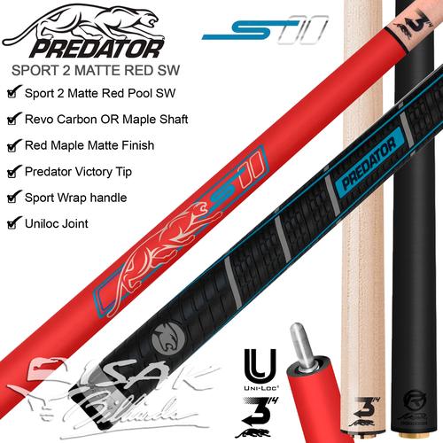 Jual Predator Sport 2 Matte Red - Sport Wrap Uniloc low Deflection ...