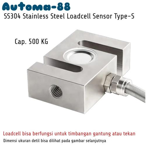 Jual Loadcell sensor gantung tarik 500kg type S Strain Gauge Pressure ...