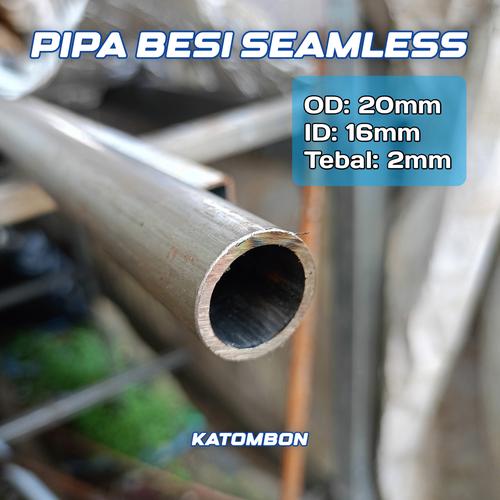 Jual pipa besi seamless od 20mm id 16mm tebal 2mm panjang 20cm - Kota ...