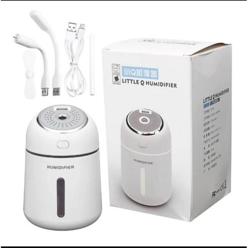 Jual NEW 4 In 1 330ML Ultrasonic Air Humidifier USB Fan LED Light Cool ...