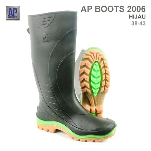 Jual Sepatu boot Tinggi AP Boots AP 2006 Hijau Triwarna Centimeter ...