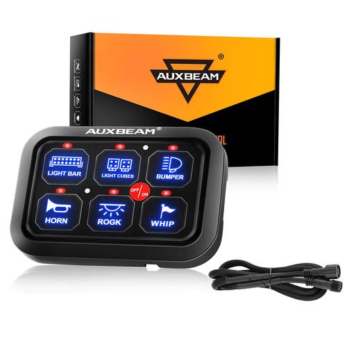 Promo Auxbeam LED Switch Panel Off Road Light Controller - BC60 6 Gang ...