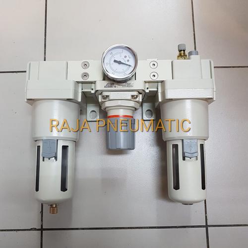 Jual AIR COMBINATION FILTER REGULATOR LUBRICATOR ANGIN AC5000-10 1 INCH ...