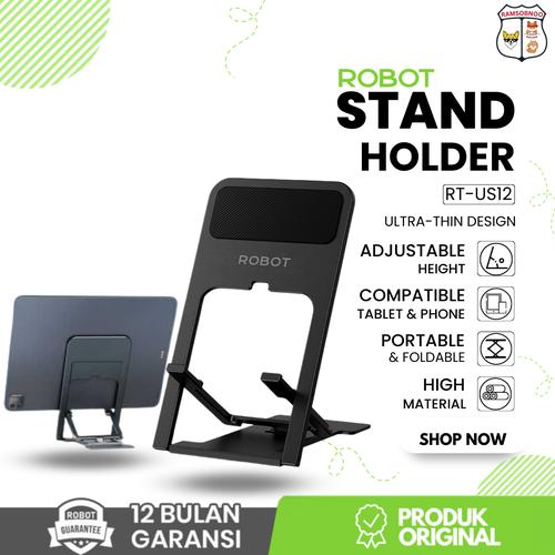 Promo ROBOT RT-US12 Stand Handphone Tablet Foldable & Portable Dudukan ...