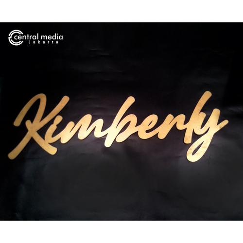 Jual Wall Signage Name Sign Kayu Custom Wooden Name - 30 CM - Jakarta ...