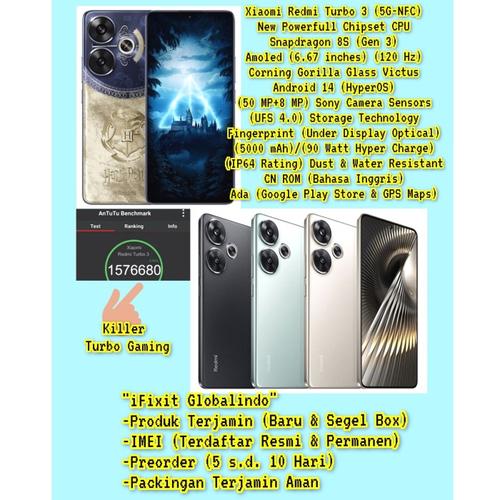 Jual Poco.F6 aka Redmi Turbo 3 (5G) New Chipset Turbo Power Big ...