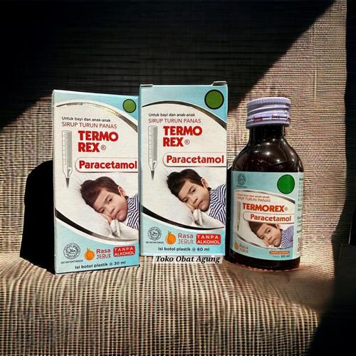 Jual Termo Rex / Termorex Paracetamol Sirup 60 ml. Penurun Panas Bayi ...