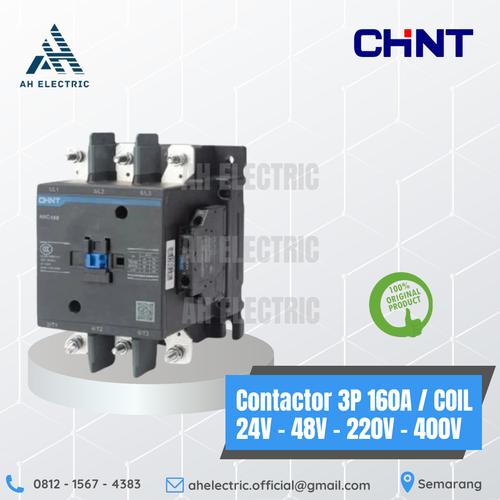 Jual CHINT Contactor Kontaktor 160A 3P NXC-160 NXC160 Coil 24V 48V 220V ...