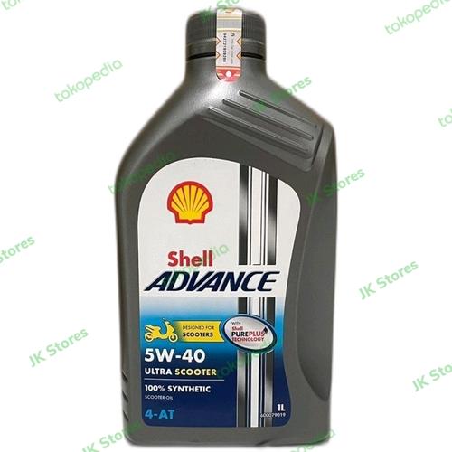 Jual Shell Advance Ultra Scooter 5W-40 100% Synthetic - 1 Liter ...