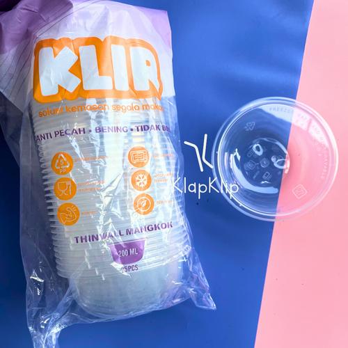 Jual 1 pack = 25set Thinwall Bowl KLIR 200ml - Thinwall Mangkok 200ml ... Jual 1 pack = 25set Thinwall Bowl KLIR 200ml - Thinwall Mangkok 200ml ...