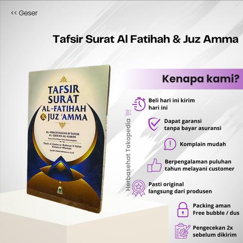 Jual Buku Tafsir Surat Al Fatihah & Juz Amma Darul Haq surah al quran ...