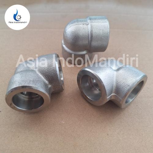 Jual Elbow 90° SS 304 1/4 inch Socket Weld Class 3000 / Knee SW #3000 ...